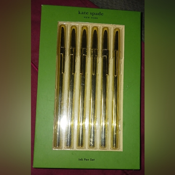 kate spade | Office | Kate Spade Nib Strike Gold Pen Set | Poshmark